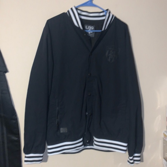 Lrg | Jackets & Coats | Lrg Black Varsity Jacket Large | Poshmark